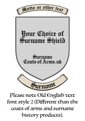 Surname Coat of Arms & Shield (Family Crest) Image Downloads