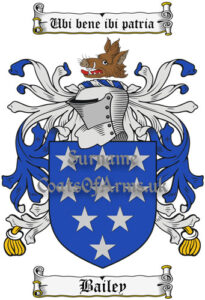 Bailey (English) Coat of Arms (Family Crest) Image Download