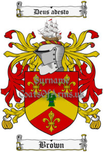 Brown (Scotland) Coat of Arms (Family Crest) Image Download