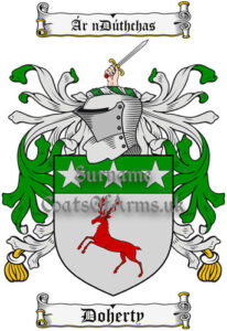 Doherty (Ireland) Coat of Arms (Family Crest) Image Download
