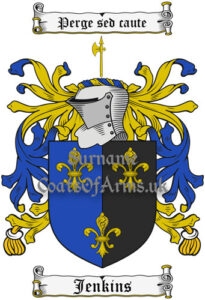 Jenkins (Wales) Coat of Arms (Family Crest) Image Download