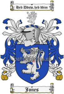 Jones (Welsh) Coat of Arms (Family Crest) Image Download
