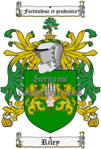 Riley (Ireland) Coat of Arms (Family Crest) Image Download