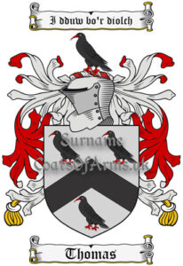 Thomas (Welsh) Coat of Arms (Family Crest) Image Download