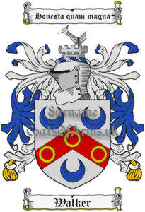 Walker (England) Coat of Arms (Family Crest) Image Download