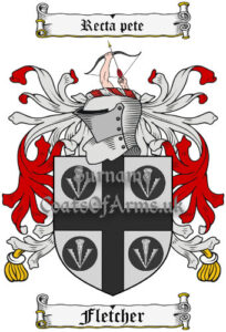 Fletcher (England) Coat of Arms (Family Crest) Image Download