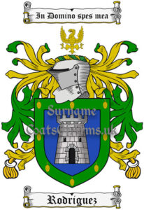 Rodriguez (Spain) Coat of Arms (Family Crest) Image Download
