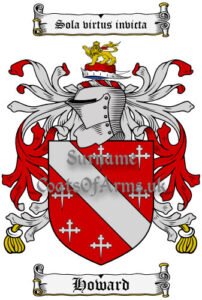 Howard (English) Coat of Arms (Family Crest) Image Download