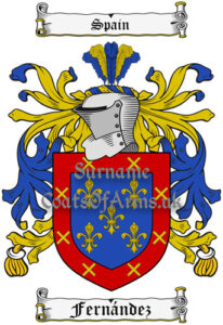 Fernandez (Spanish) Coat of Arms (Family Crest) Image Download