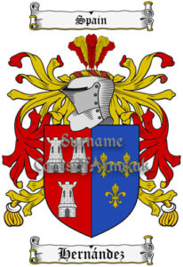 Hernandez (Spanish) Coat of Arms (Family Crest) Image Download