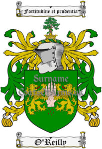 O'Reilly (Ireland) Coat of Arms (Family Crest) Image Download