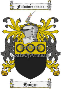 Hogan (Irish) Coat of Arms (Family Crest) Instant Image Download