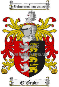 O'Grady (Irish) Coat of Arms (Family Crest) PNG Image Download