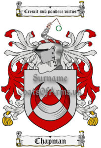 Chapman (English) Coat of Arms (Family Crest) Image Download