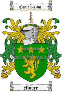 Moore (Irish) Coat of Arms (Family Crest) Image Download