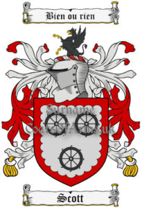 Scott (English) Coat of Arms (Family Crest) Image Download