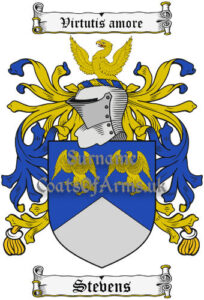 Stevens (English) Coat of Arms (Family Crest) Image Download