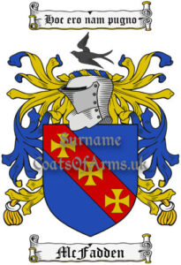McFadden (Irish) Coat of Arms (Family Crest) Image Download