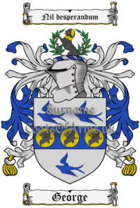 George (English) Coat of Arms (Family Crest) Image Download