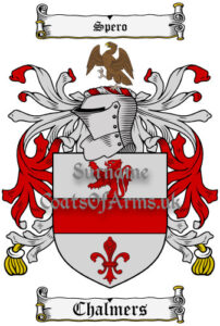 Chalmers (Scottish) Coat of Arms (Family Crest) Image Download
