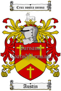 Austin (English) Coat of Arms (Family Crest) PNG Image Download